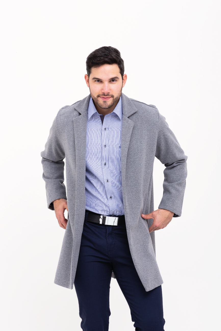 Gabán hombre unicolor Tienda en linea LyH